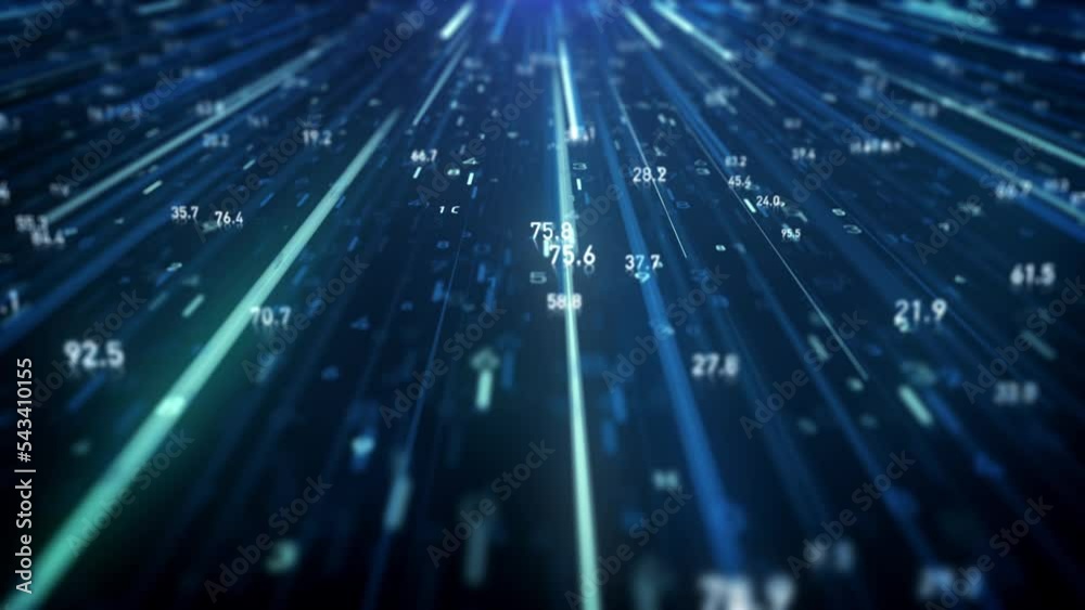 Big Data Digital Business Hitech Background/ 4k animation of an ... Big Data Digital Business Hitech Background/ 4k animation of an ...