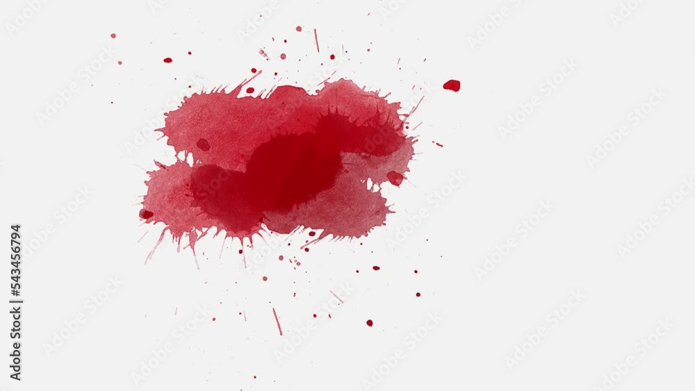 ink splatter compositing. dark red Ink Splatter Reveal the effect ...