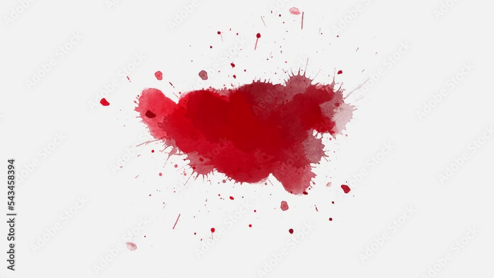 ink splatter compositing. dark red Ink Splatter Reveal the effect ...