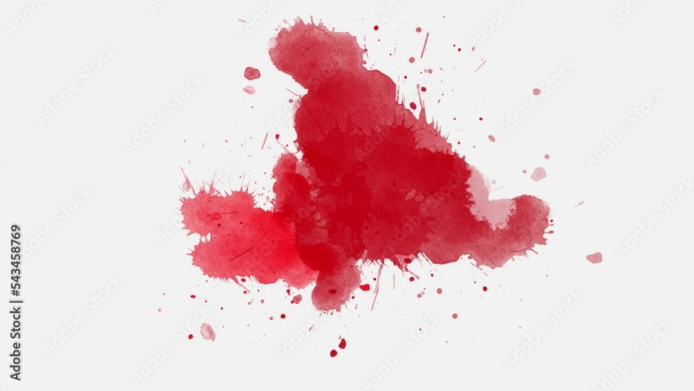 ink splatter compositing. dark red Ink Splatter Reveal the effect ...