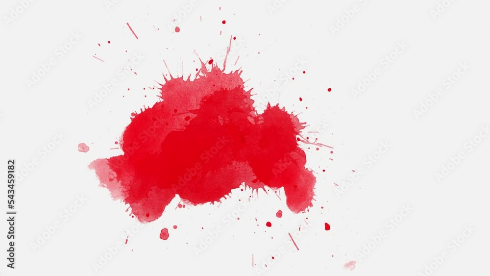 ink splatter compositing. dark red Ink Splatter Reveal the effect ...