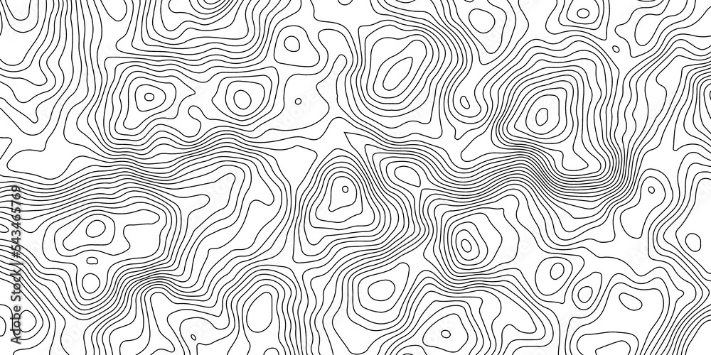 Topographic contour map. Vector cartography illustration. Topography ...