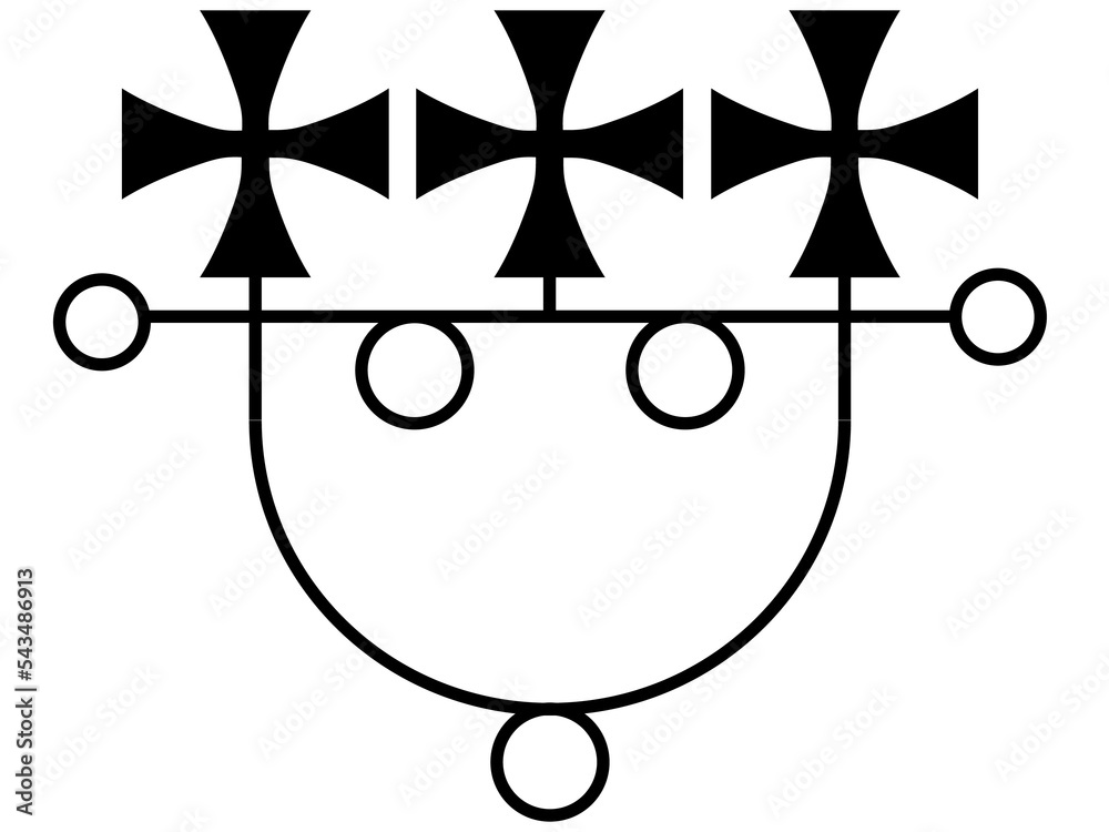 Sigil or Seal of Sitri from a portion of the magical Grimoire called ...