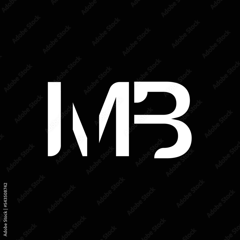 MB MB Logo Design, Creative Minimal Letter MB MB Monogram Stock Vector ...