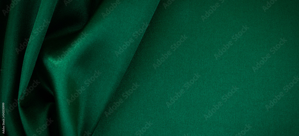 Abstract monochrome elegant luxury cloth background. Green color ...