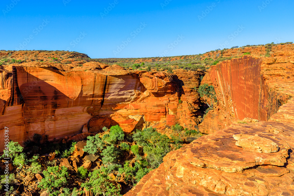 Panoramic views of Watarrka National Park, Australia Outback Red Center ...