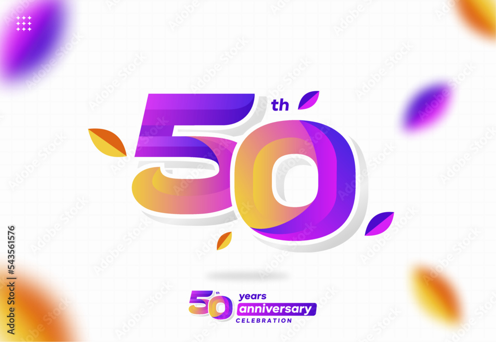 Number 50 logo icon design. 50th birthday logo number. anniversary 50 ...