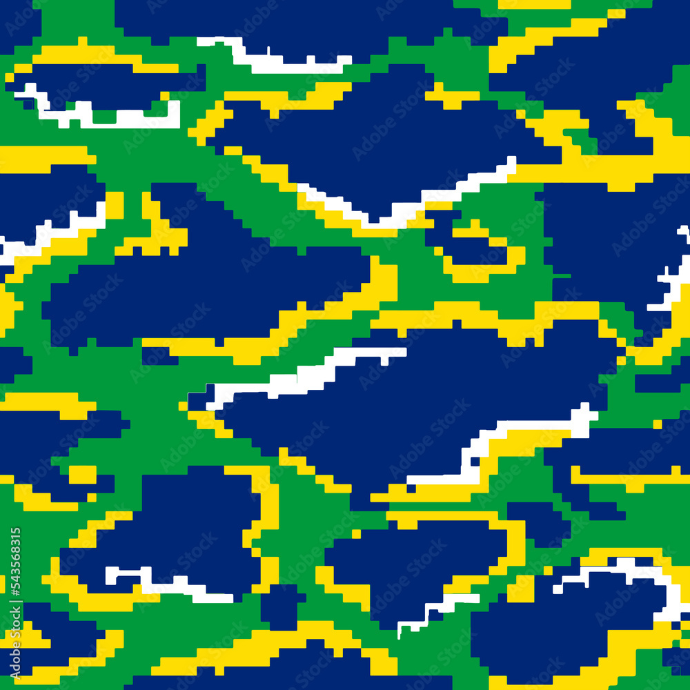 BRASIL CAMOUFLAGE PATTERN.BRAZIL CAMOFLAGE IN YELLOW,GREEN AND BLUE ...
