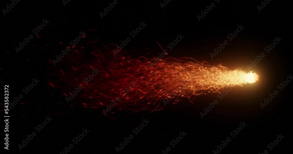 isolated 3d render of fire flames for rocket engine exhaust bursting ...
