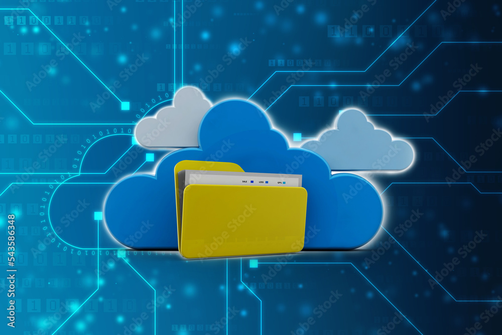 3d Rendering Cloud Computing Concept Cloud Internet Technology Concept Background Cloud