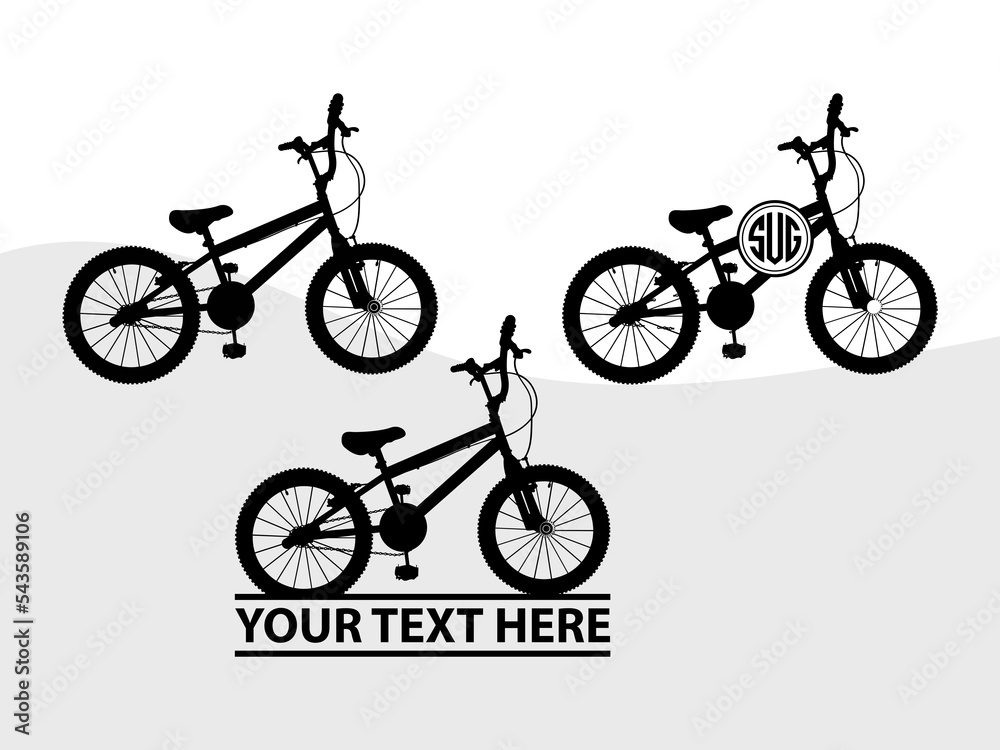 Cycle Monogram, Cycle Silhouette, Bicycle Svg, Cycle Svg, Sport Svg ...