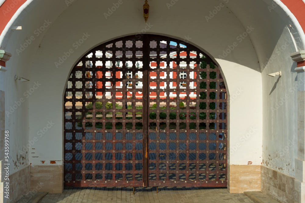 Portal under the Gate Church of the Transfiguration in the Nikolo ...