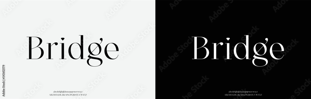 BRIDGE Modern Bold Font. Regular Italic Number Typography urban style ...