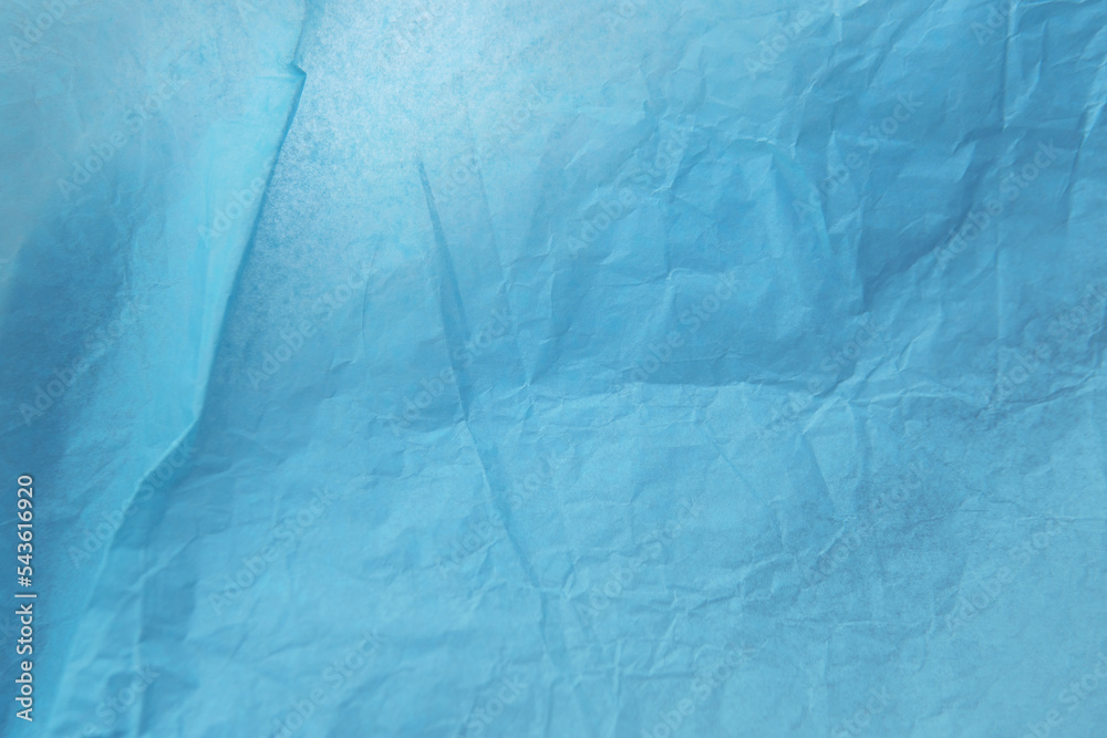 Blank Creased light navy blue color tissue wrap recycle paper texture ...