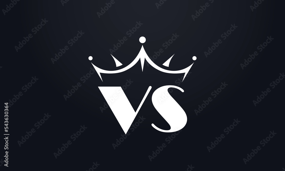 king crown logo design vector and extra bold queen symbol Stock Vector ...