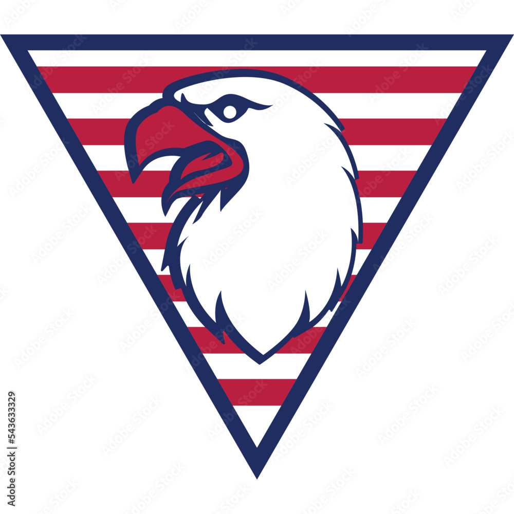 Eagle Logo Badge Stock Vector | Adobe Stock