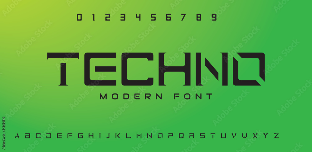 Modern minimal font for personal and professional use. Alphabets and ...