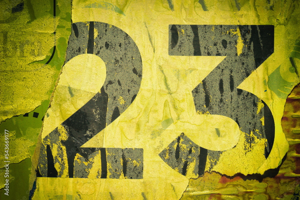 23 Number Graffiti