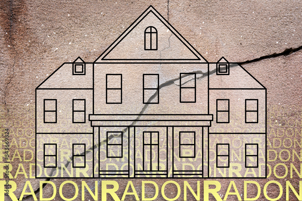 The dangerous radon gas also enters buildings through cracks in the ...