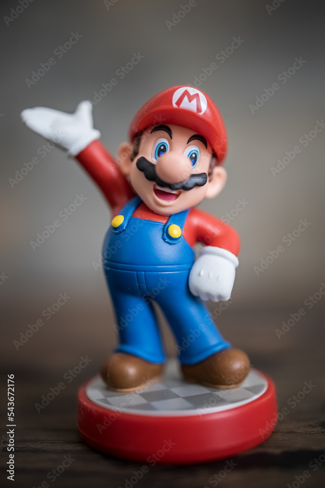 MOSCOW, RUSSIA - September 08, 2022: Super Mario Bros figure character ...