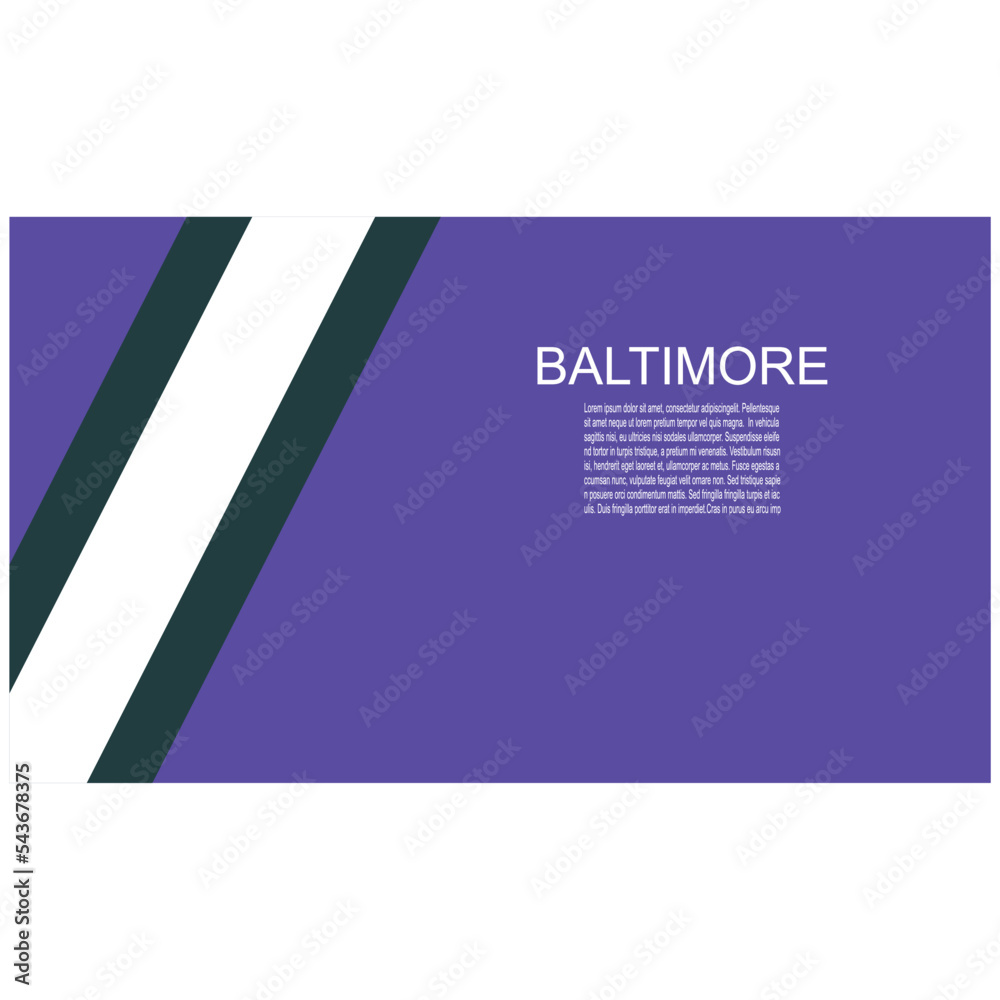 Baltimore Ravens american footbal team uniform colors. Template for ...