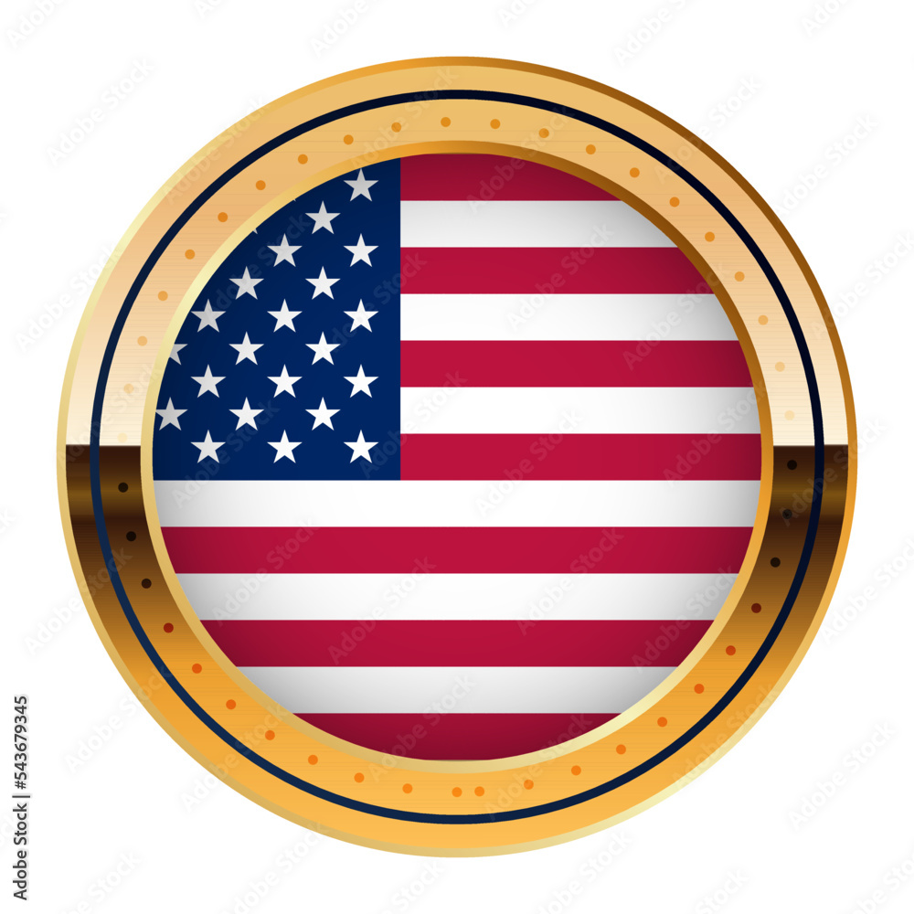 Show Your Patriotism with These Gold Emblem Flags of Countries Around ...