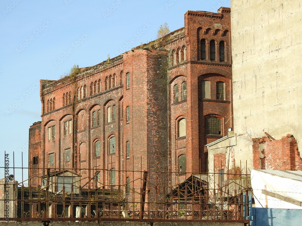Poster old abandoned prussian factory in kaliningrad, russia – Wall Art ...