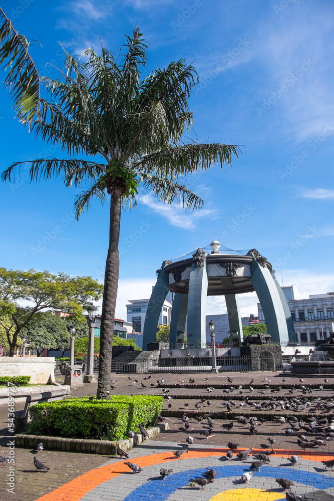 Parque Central de la ciudad de San José, Costa Rica Stock Photo | Adobe ...