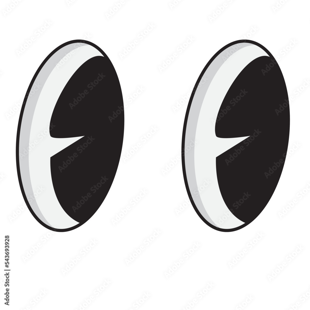 cartoon eyes pop retro Stock Vector | Adobe Stock