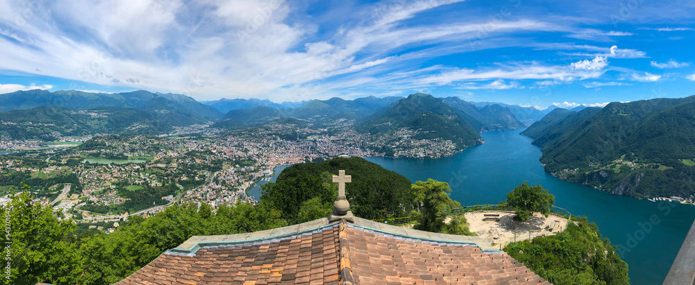 The Church of San Salvatore with its lookout point offering stunning ...