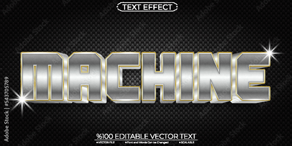 Dark Abstract Background and Shiny Silver Machine Editable and Scalable ...