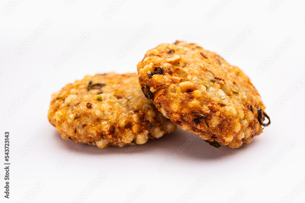 sabudana wada or shabudana vada called in india made from sago and ...