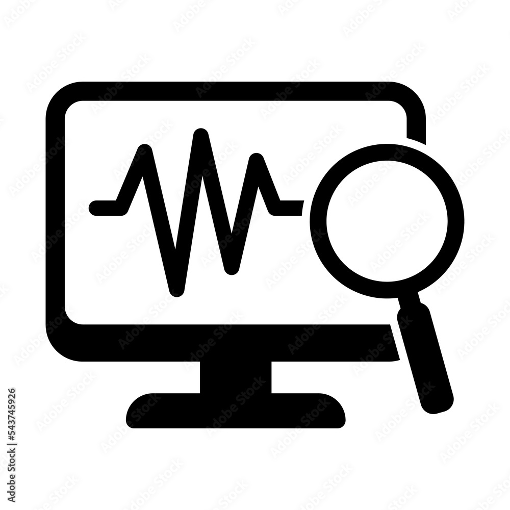 Monitoring icon. Simple element from internet security collection ...