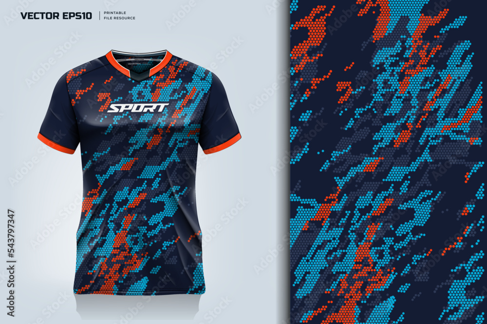 Short Sleeve sport jersey design for soccer, running and more. with ...