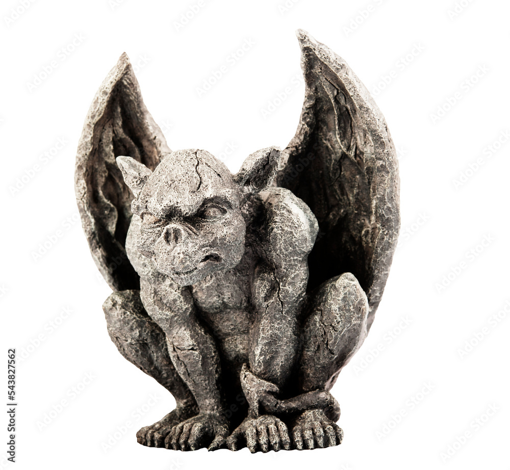 Gargoyle statue Stock Illustration | Adobe Stock