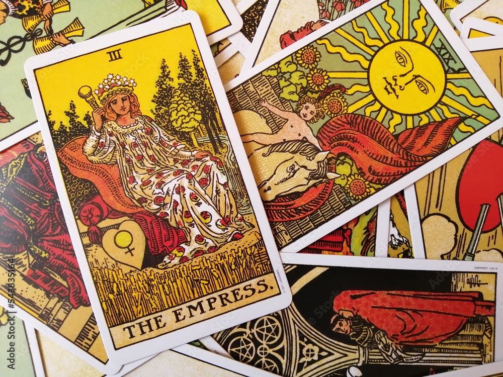 Picture of The Empress tarot card from the original Rider Waite tarot ...