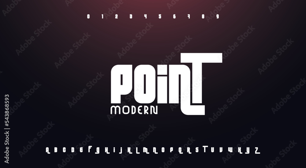 Modern technology font alphabet. Internet, electric letter fonts ...
