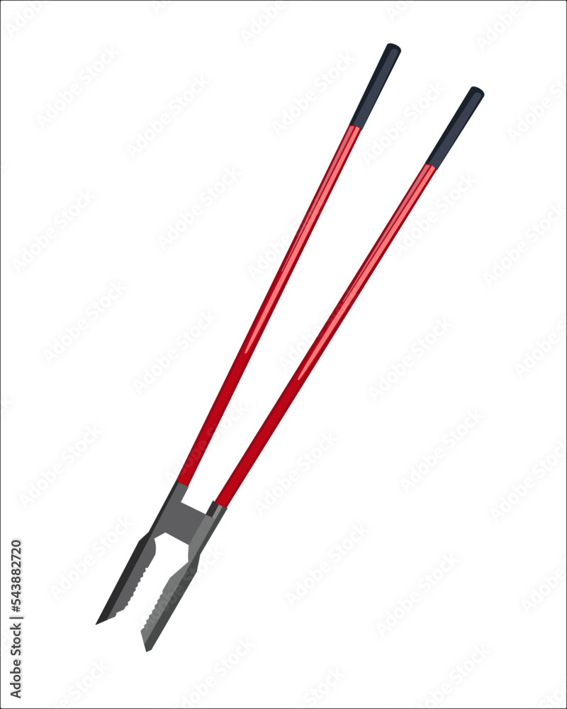 Vector Illustration of Gardening digger with durable heavy duty ...