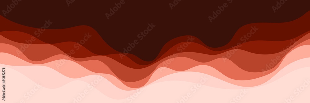 wave pattern vector illustration good for web banner, ads banner ...
