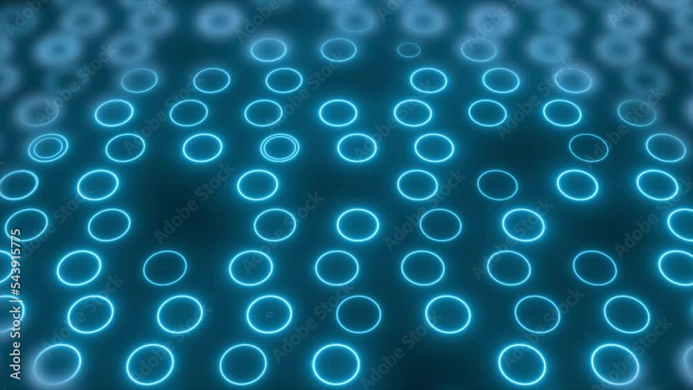 Modern Rotating Circles 3d Data Analysis Loop Animation Video. Circle ...