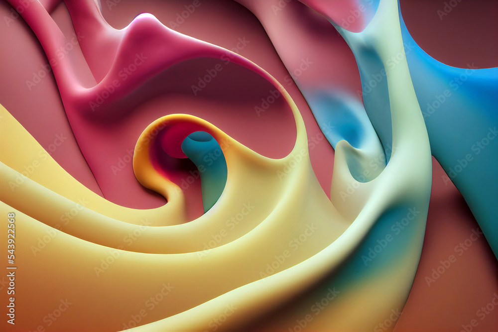 Fancy picture of whirlwind of liquid colors blending, abstract for a ...