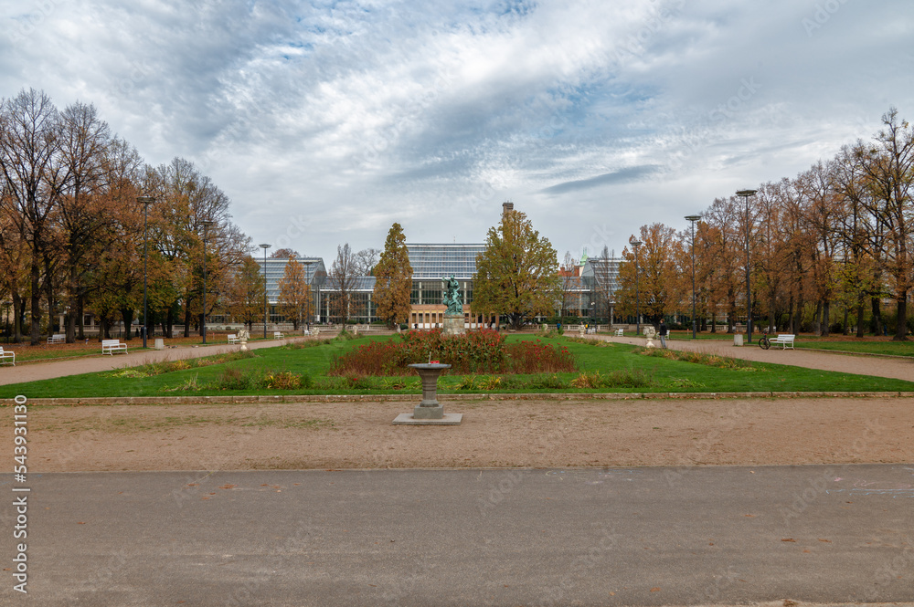 Park Wilsona in Poznań Stock Photo | Adobe Stock