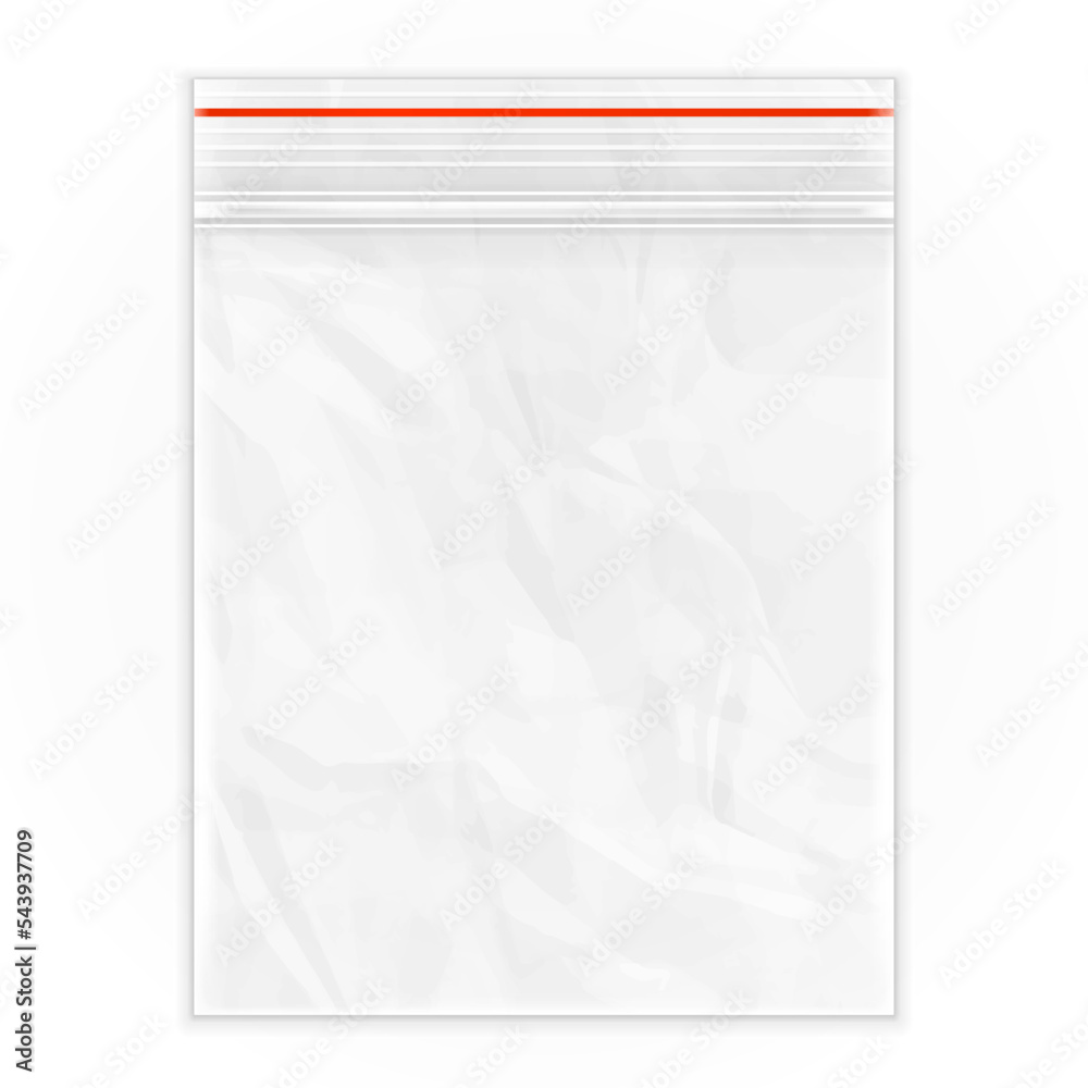 Blank Flat Poly Clear Bag Empty Plastic Polyethylene Pouch Packaging ...