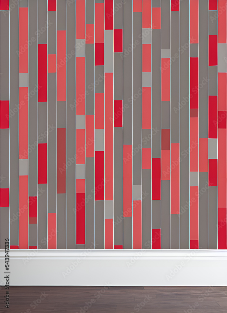 red and white wall Stock Illustration | Adobe Stock
