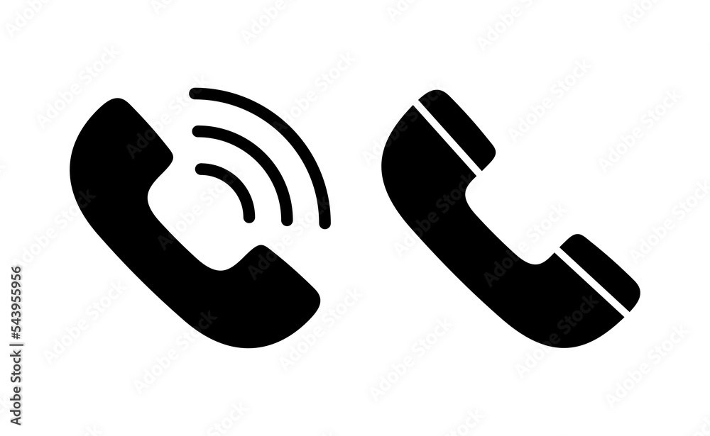 Call icon vector for web and mobile app. telephone sign and symbol ...