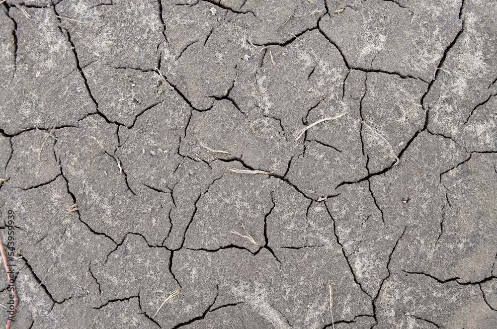 Dehydration depletion of the earth's surface. Concept of global ...