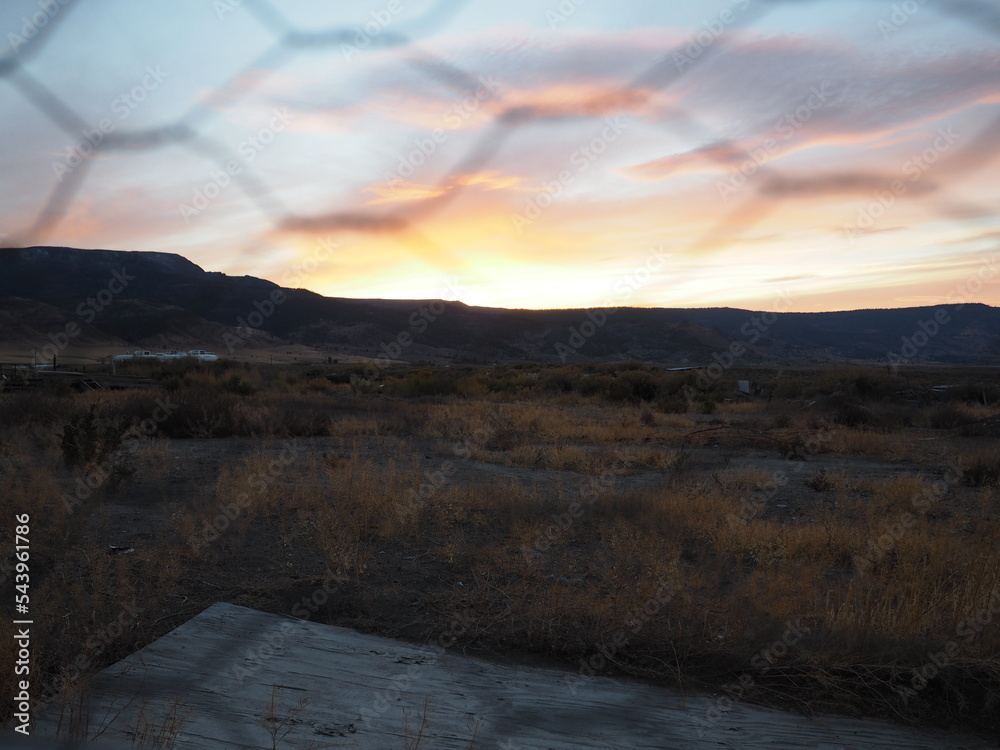 Desert Sunset Stock Photo | Adobe Stock