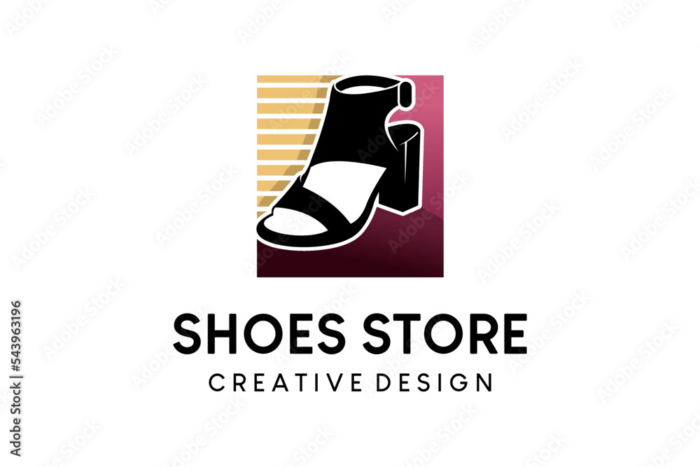 Toe sandals or shoe shop logo design, lifestyle shoe fashion logo ...