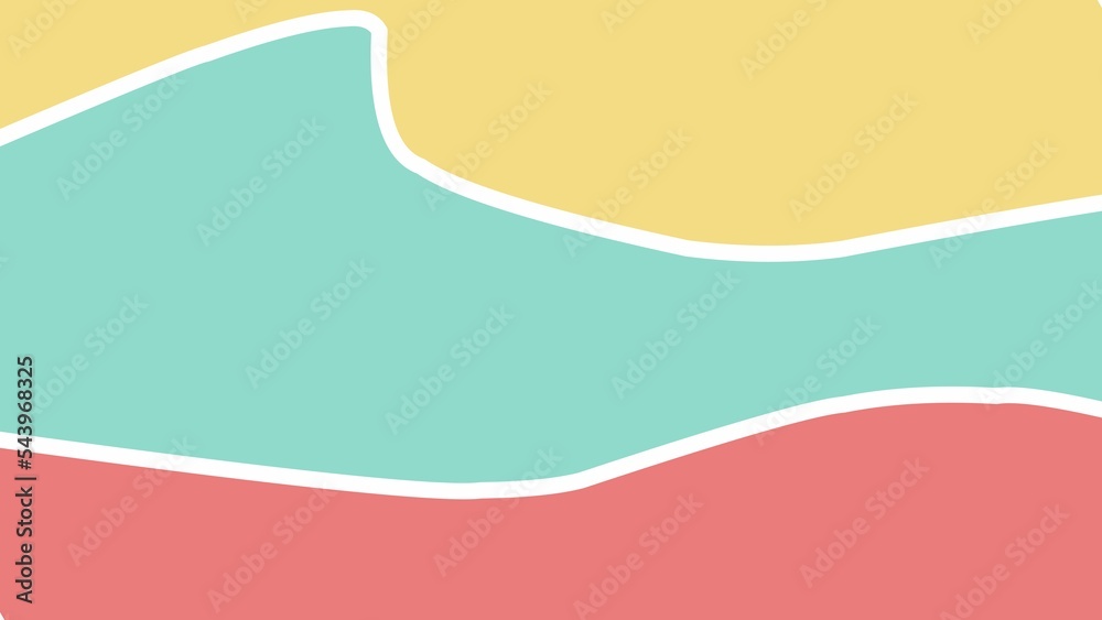 Full HD abstract colorful background. Hand drawn various shapes and ...