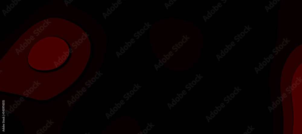 Black abstract paper carve template background. For book cover or ...